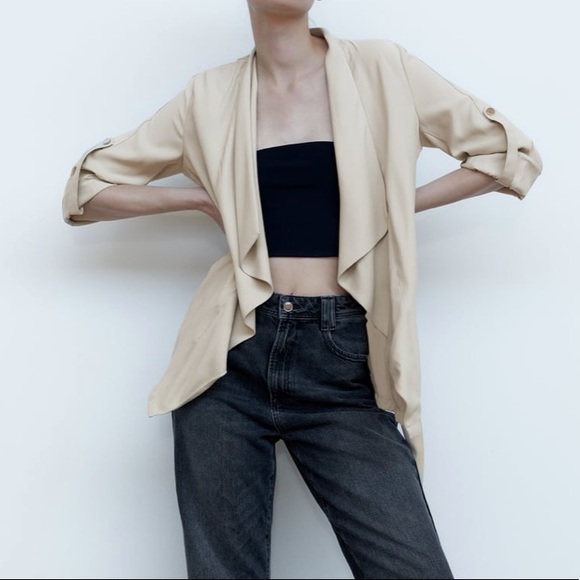Zara | Jackets & Coats | Zara Field Jacket In Sand | Poshmark